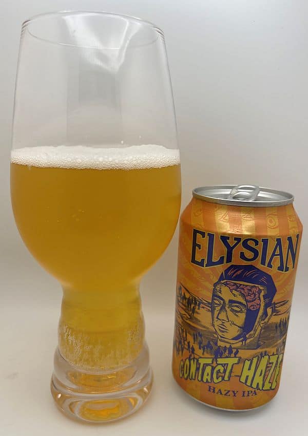 Elysian Contact Haze IPA Review - Hops Aficionado