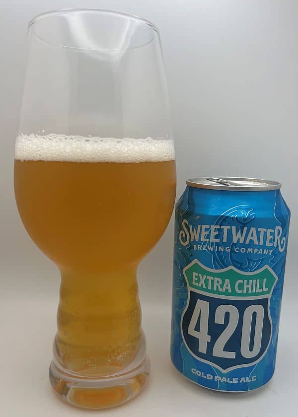 Sweetwater Extra Chill Cold Pale Ale Review - Hops Aficionado