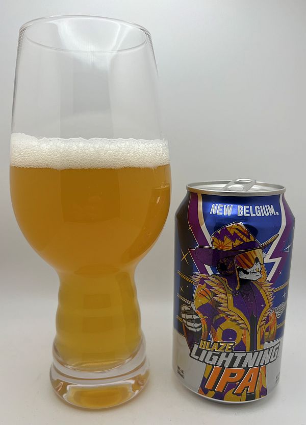 New Belgium Blaze Lightning IPA Review - Hops Aficionado