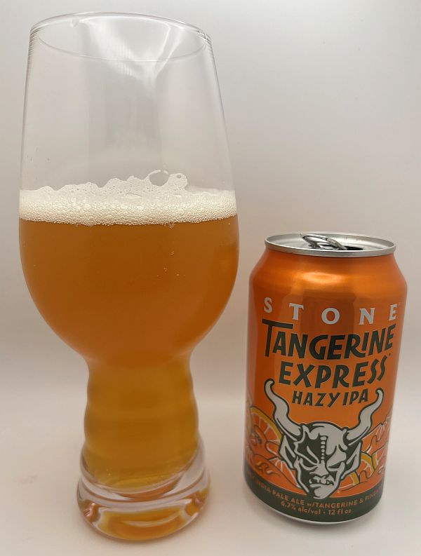 Stone Brewing Tangerine Express Hazy IPA Review - Hops Aficionado